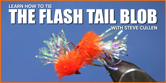 How to tie the Flash Tail Blob with Steve Cullen - FishKingsShow